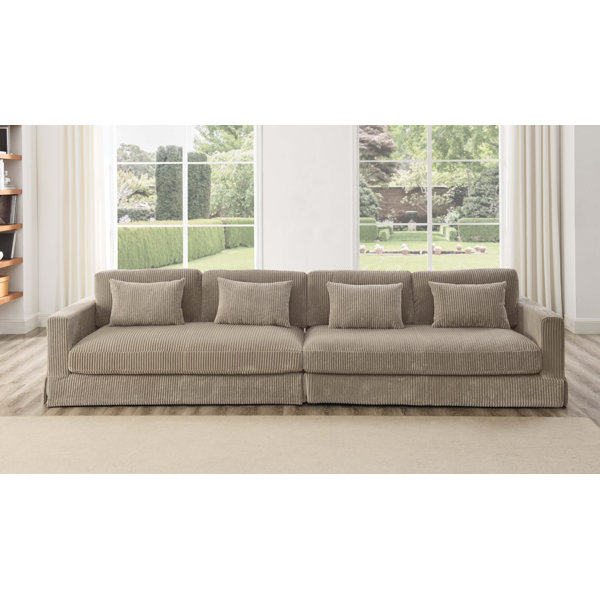 Ebern Designs Conney 142 Upholstered Sofa Wayfair